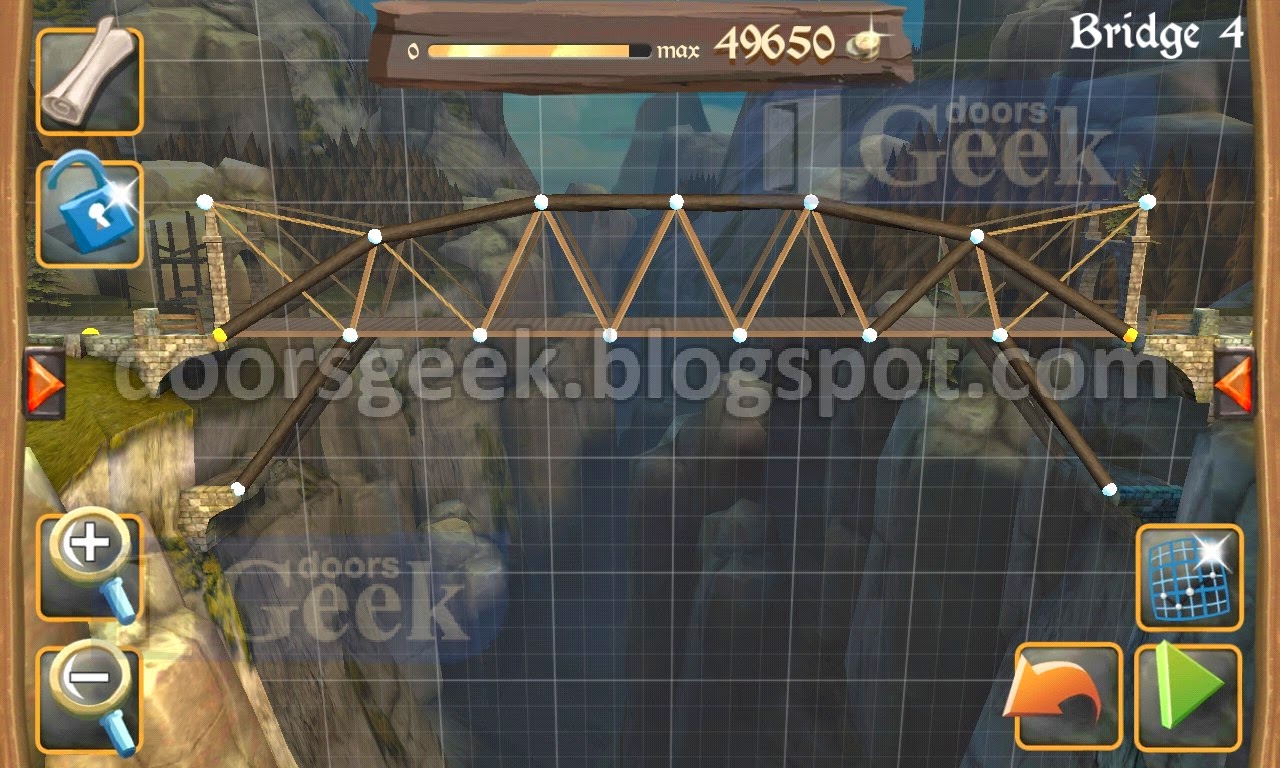 Bridge Constructor (BC) Medieval [Into Battle!] Bridge 4 ~ Doors Geek